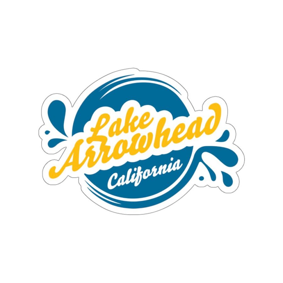 Lake Arrowhead Die Cut Decal Sticker with our Full Color Splash Design ...