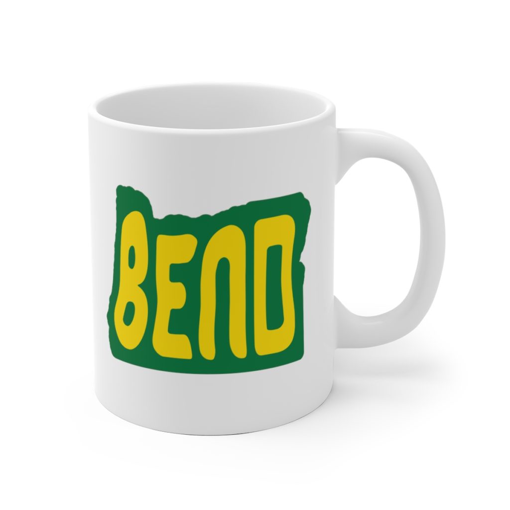 Bend Oregon Rounded Typeface Logo Vinyl Transfer Decal | Vinyl Transfer ...