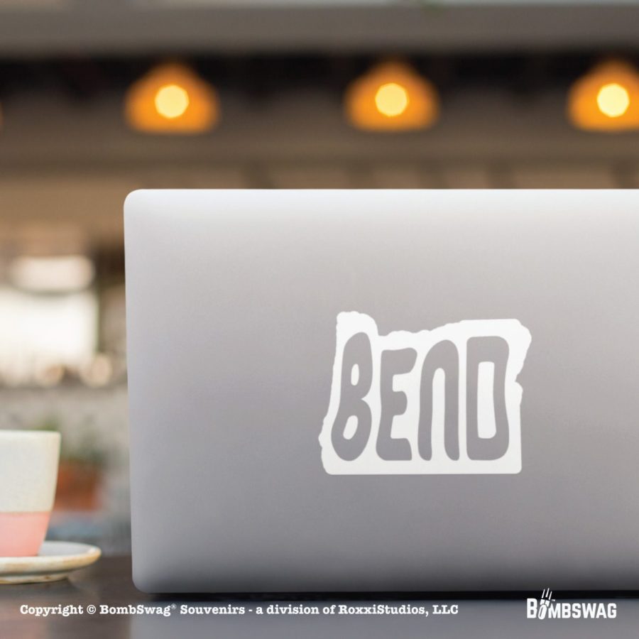 Bend Oregon Word Wrapped State Vinyl Transfer Decal | Vinyl Transfer ...